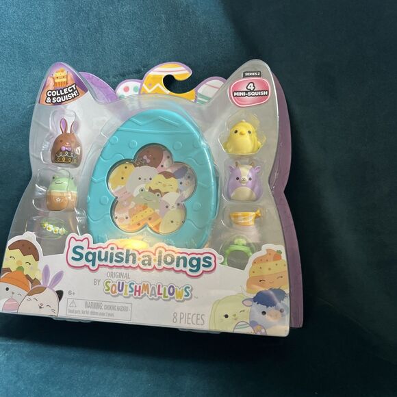 Jazwares | Toys | Squishmallows 8pc Series 2 Easter Squishalongs 4 ...